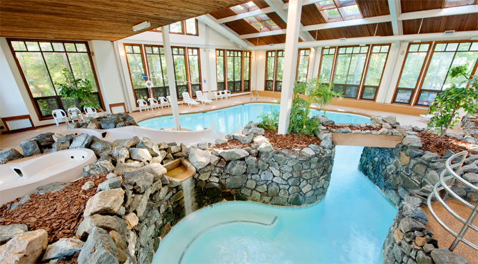 NH Resort Amenities – Indoor pool with slide, fitness center, tennis ...